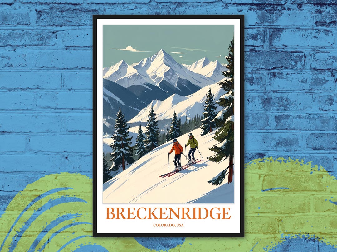 Breckenridge Poster Breckenridge Print Art Breckenridge Wall Decor ...