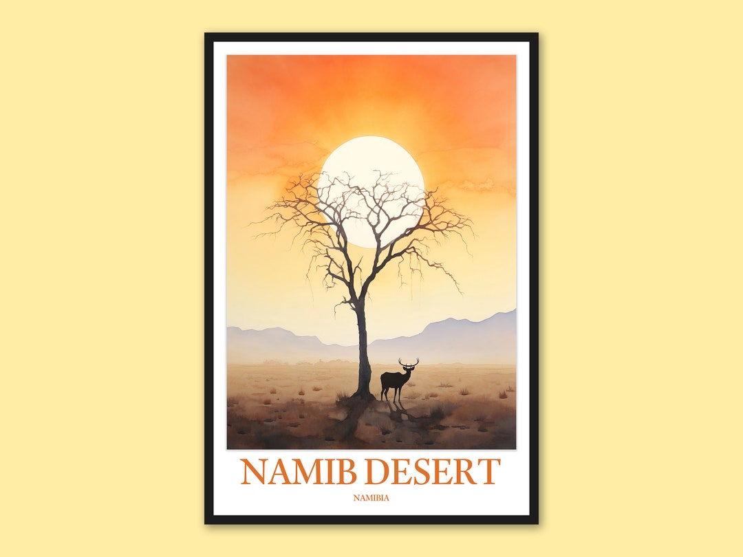 Namib Desert Travel Wall Art Namib Desert Wall Decor Namib Desert ...