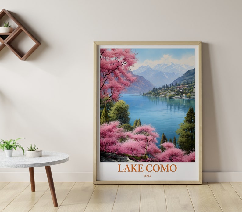 Lake Como Wall Art Lake Como Poster Lake Como Print Art Lake - Etsy