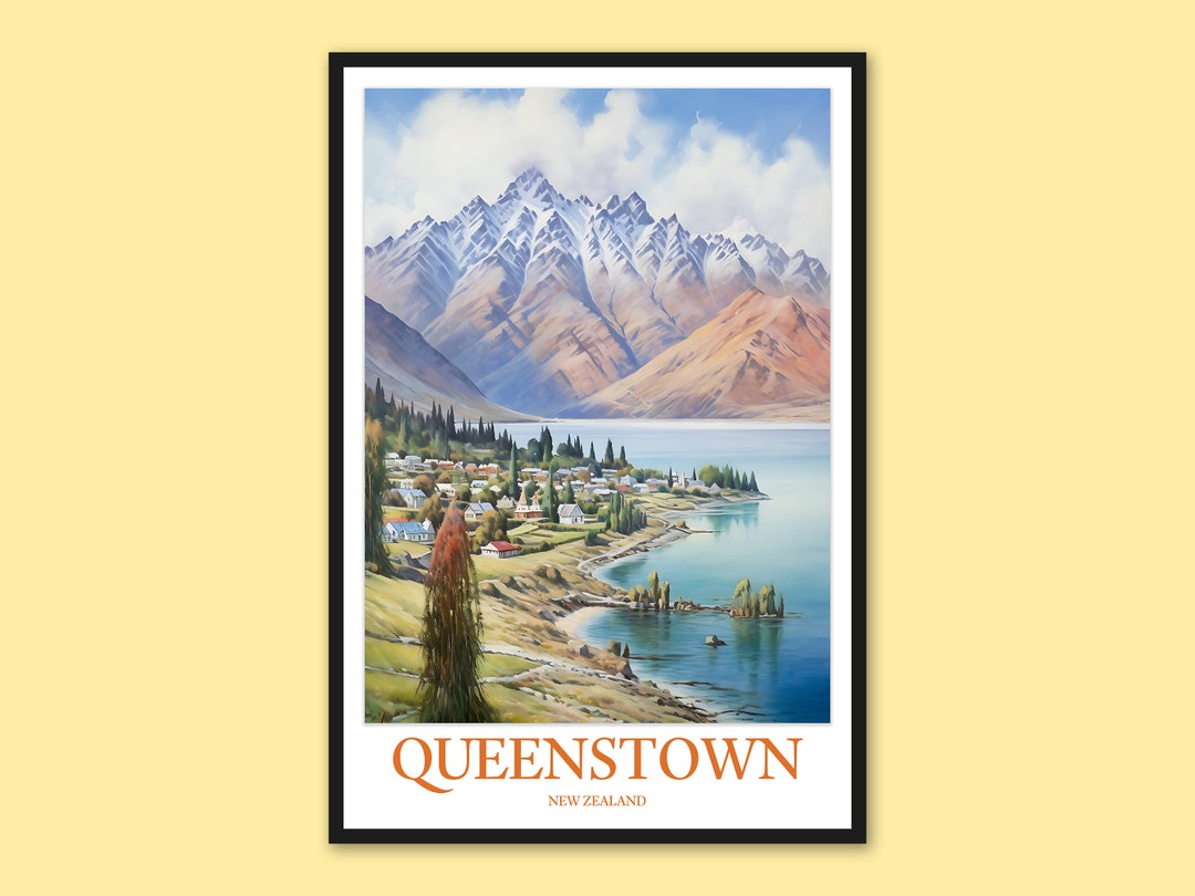 Queenstown Wall Decor Queenstown Print Queenstown Poster Queenstown ...