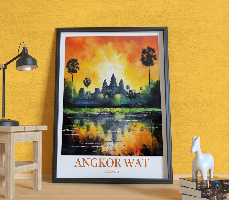 Angkor Wat Temple Wall Art Angkor Wat Poster Angkor Wat Print - Etsy