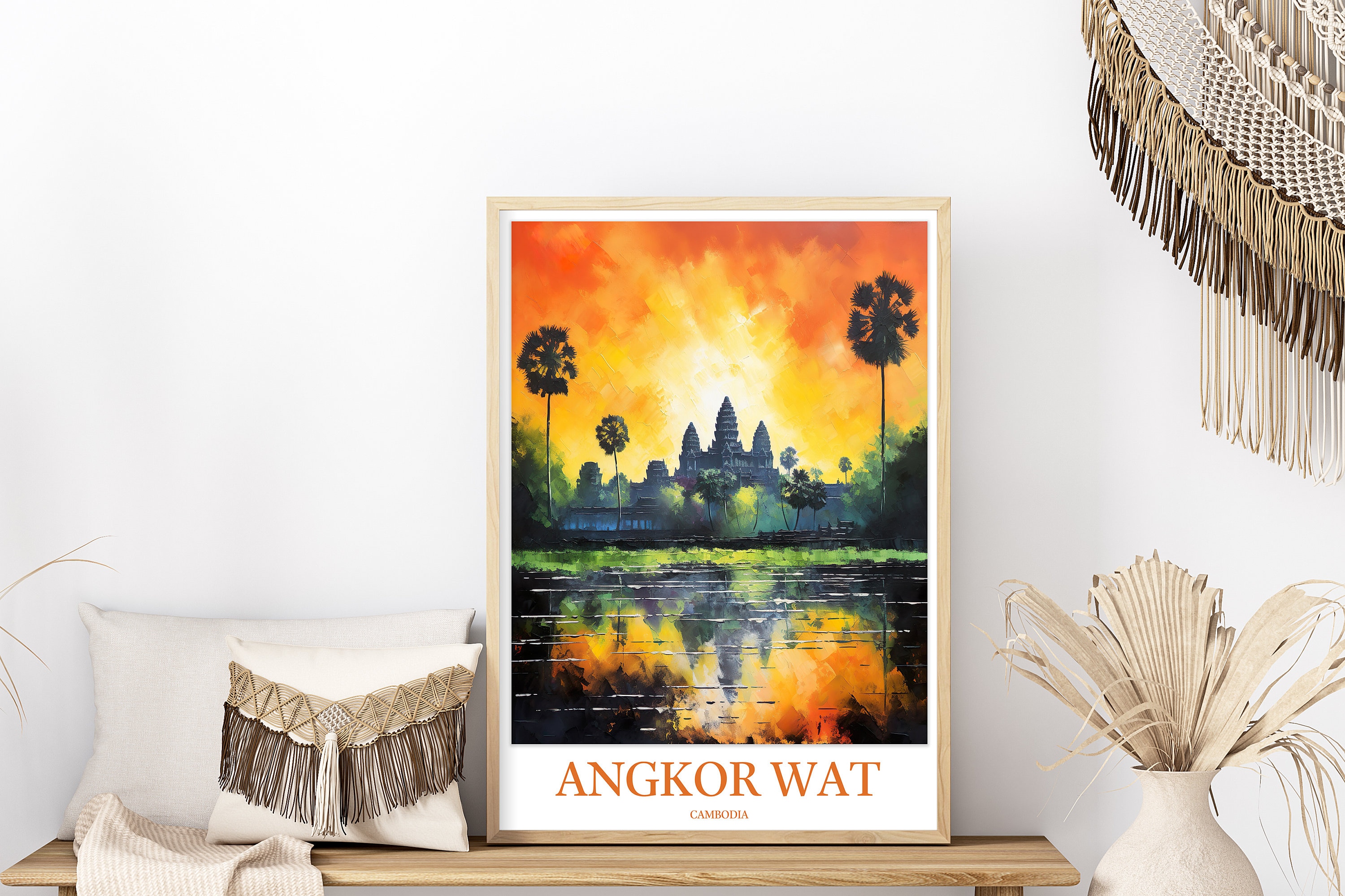 Angkor Wat Temple Wall Art Angkor Wat Poster Angkor Wat Print - Etsy