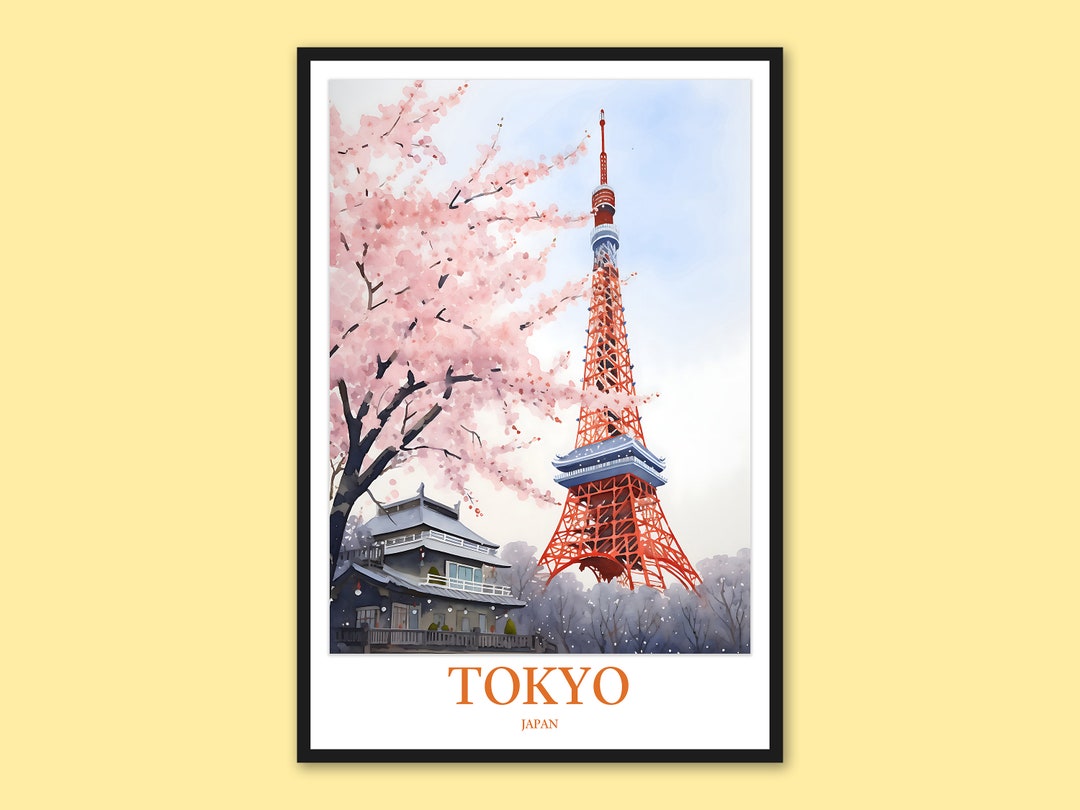 Tokyo Print Art Tokyo Poster Tokyo Wall Art Tokyo Wall Decor Tokyo ...