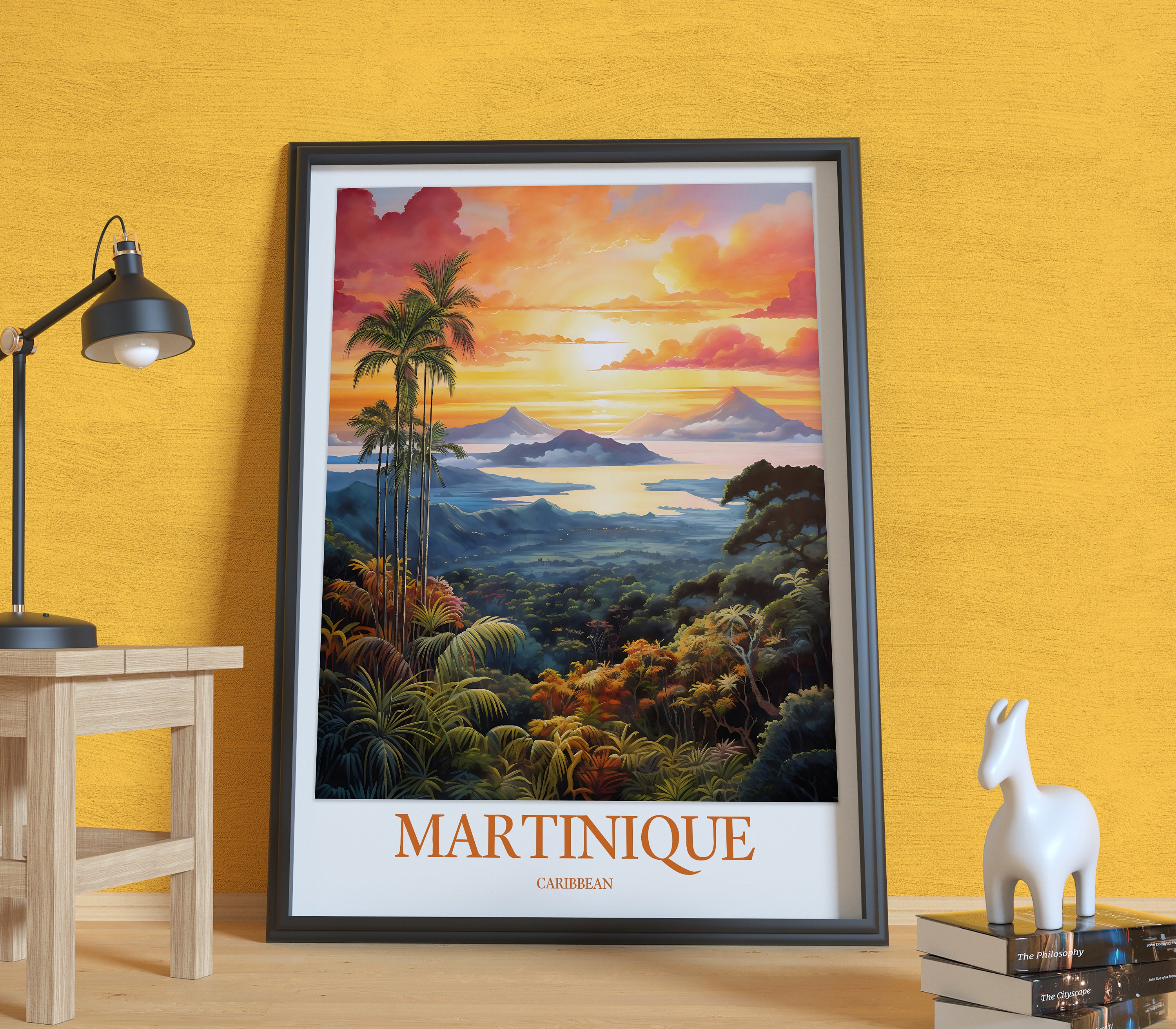 Martinique Print Martinique Poster Martinique Travel Print Wall Art ...