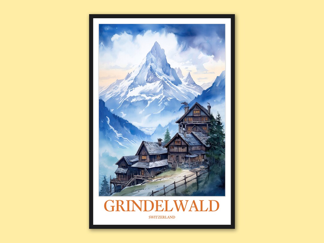 Grindelwald Wall Art Grindelwald Print Art Grindelwald Wall Decor ...