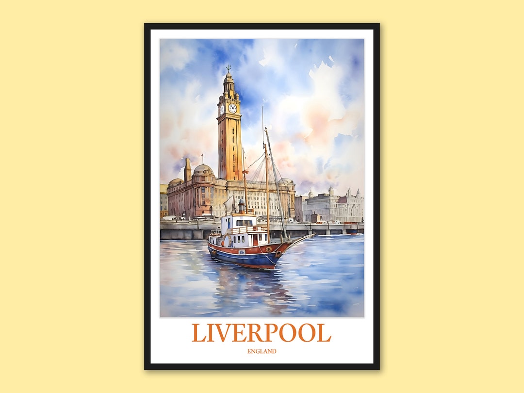 Liverpool Wall Art Liverpool Poster Liverpool Print Art Liverpool Wall ...