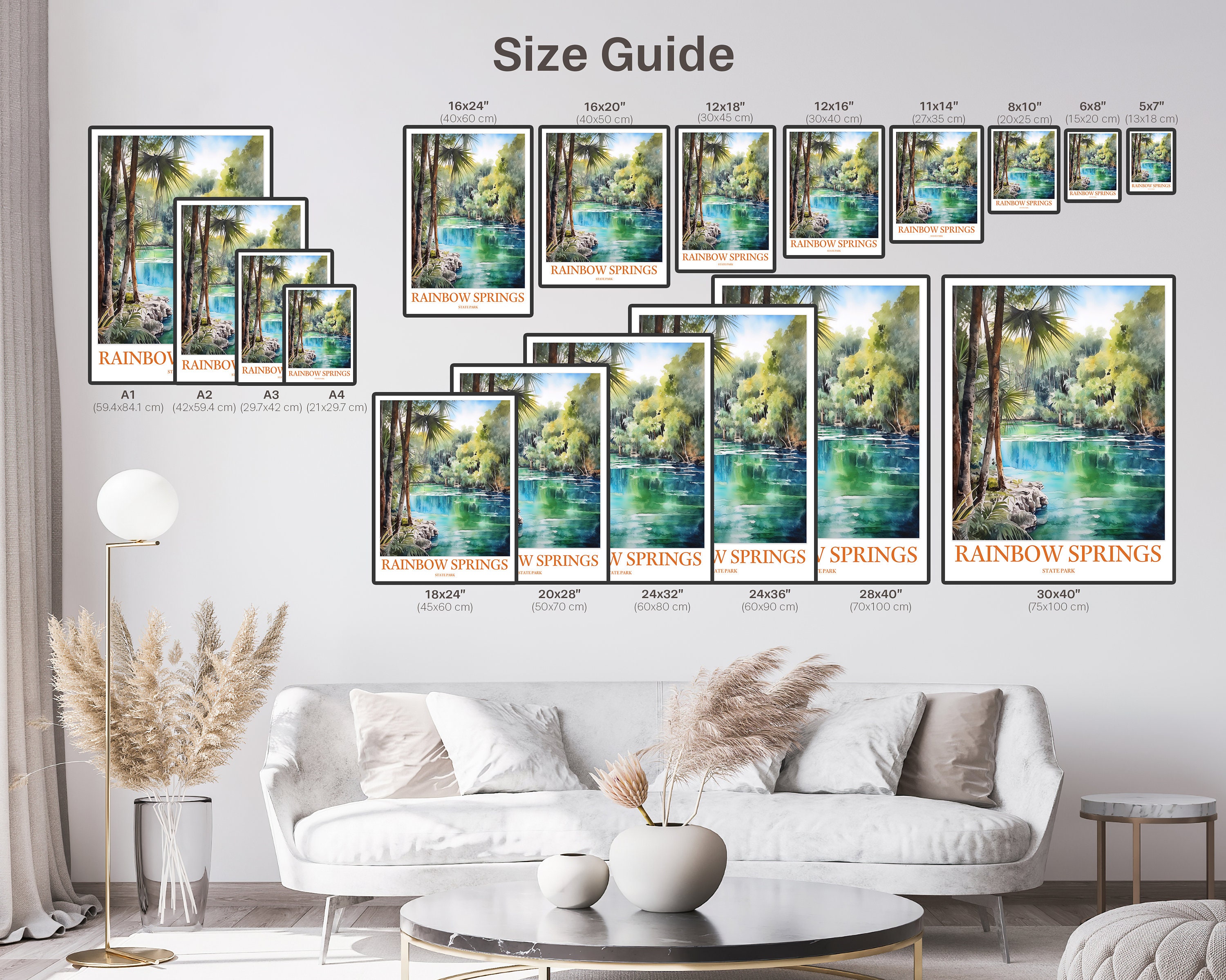 Rainbow Springs State Park Print Art Rainbow Springs Print - Etsy