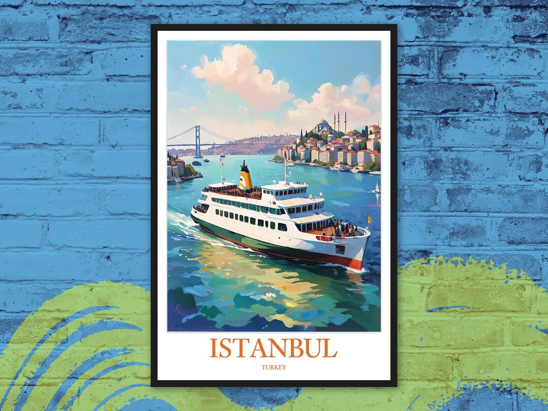 Istanbul Travel Print Wall Art Istanbul Print Istanbul Poster Istanbul ...