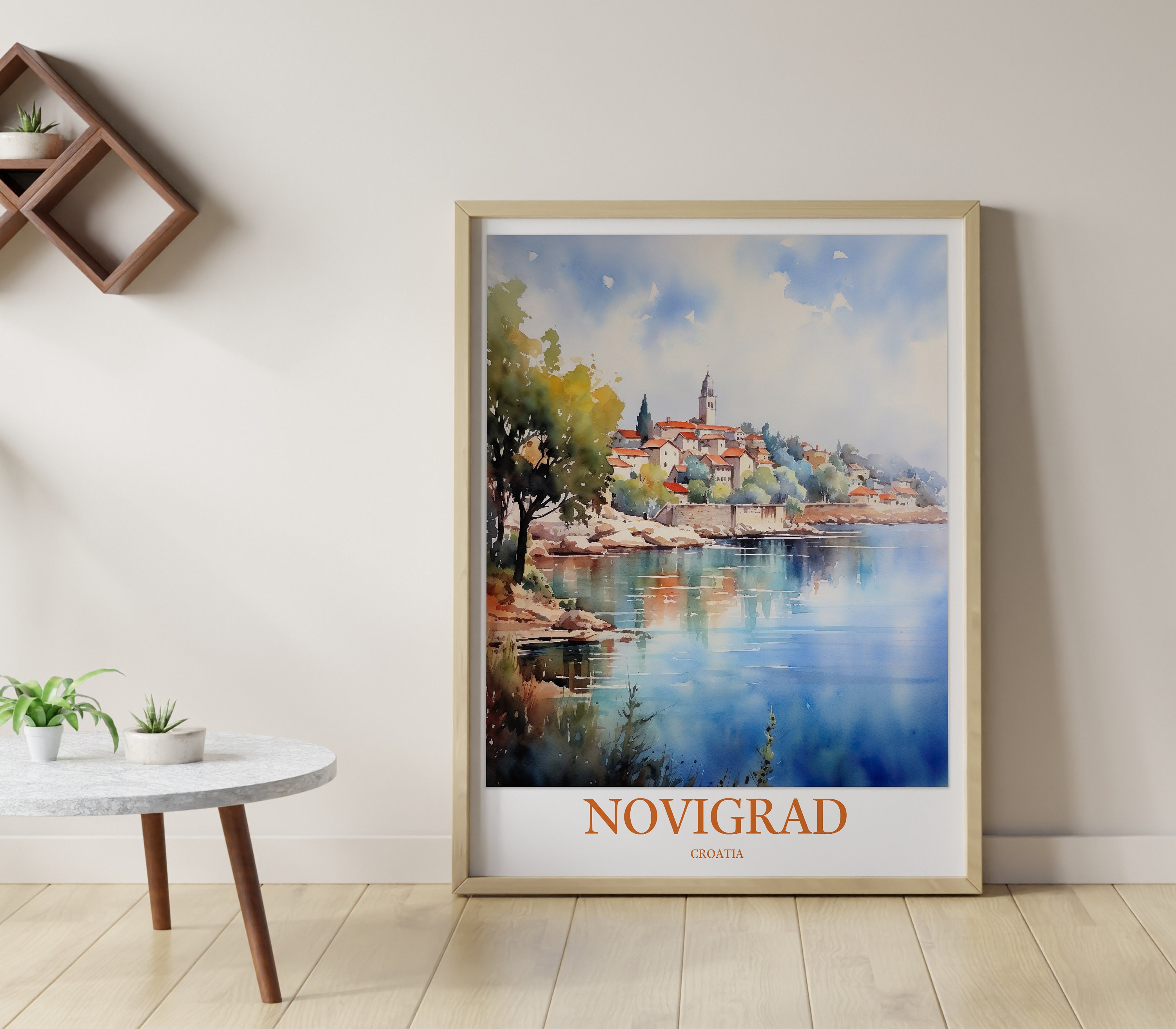 Novigrad Travel Wall Art Novigrad Print Art Novigrad Poster Novigrad ...