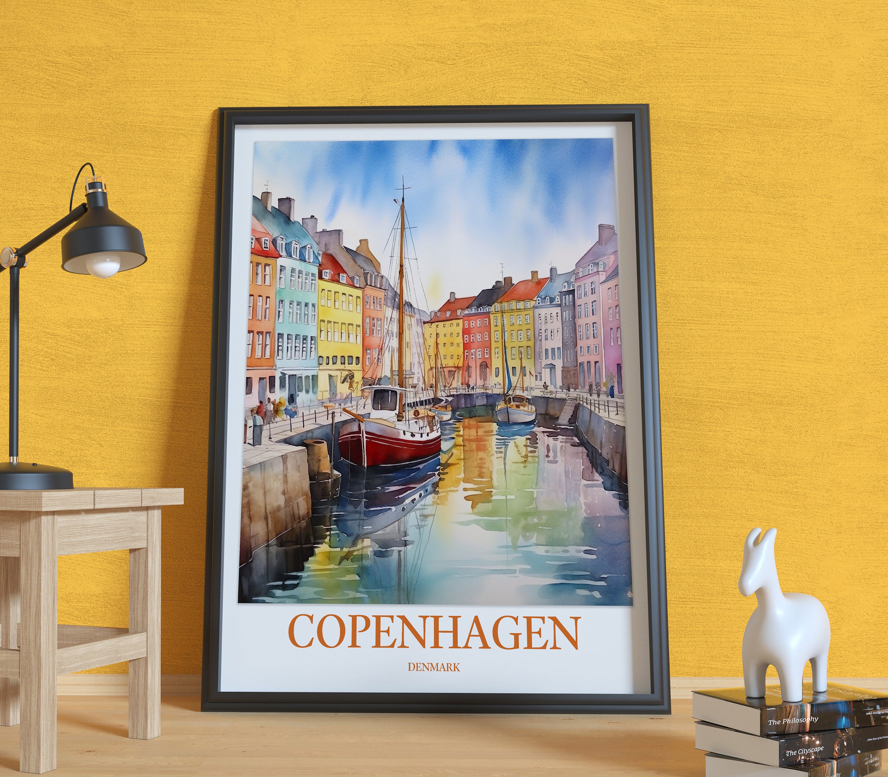 Copenhagen Wall Art Copenhagen Poster Copenhagen Print Art - Etsy