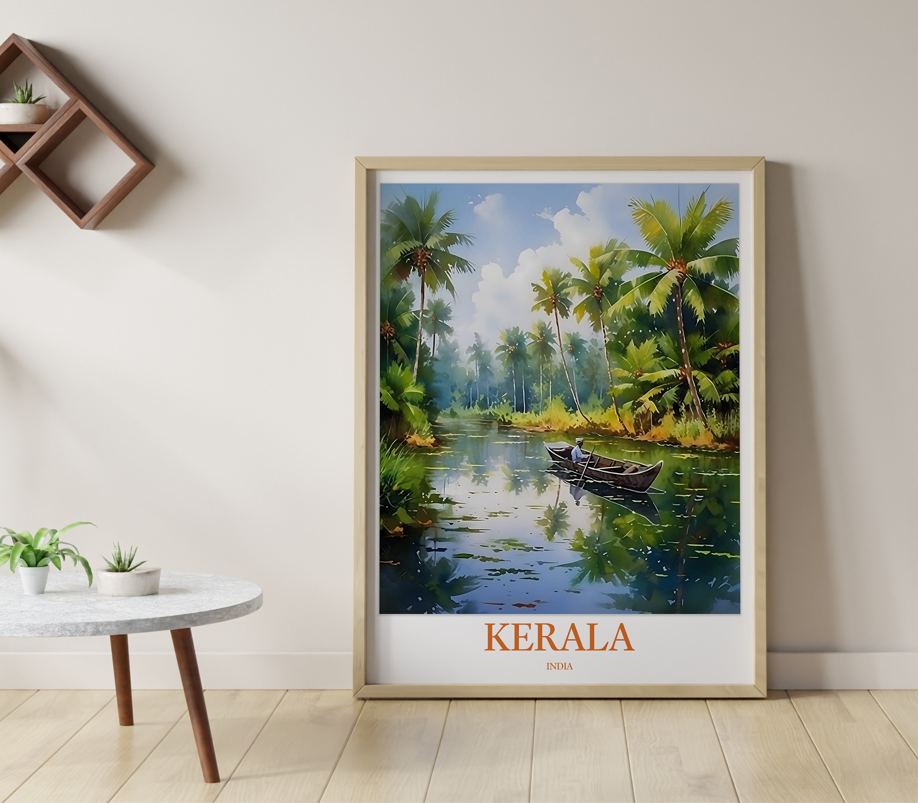 Kerala Poster Kerala Print Kerala Wall Art Kerala Wall Decor Kerala ...