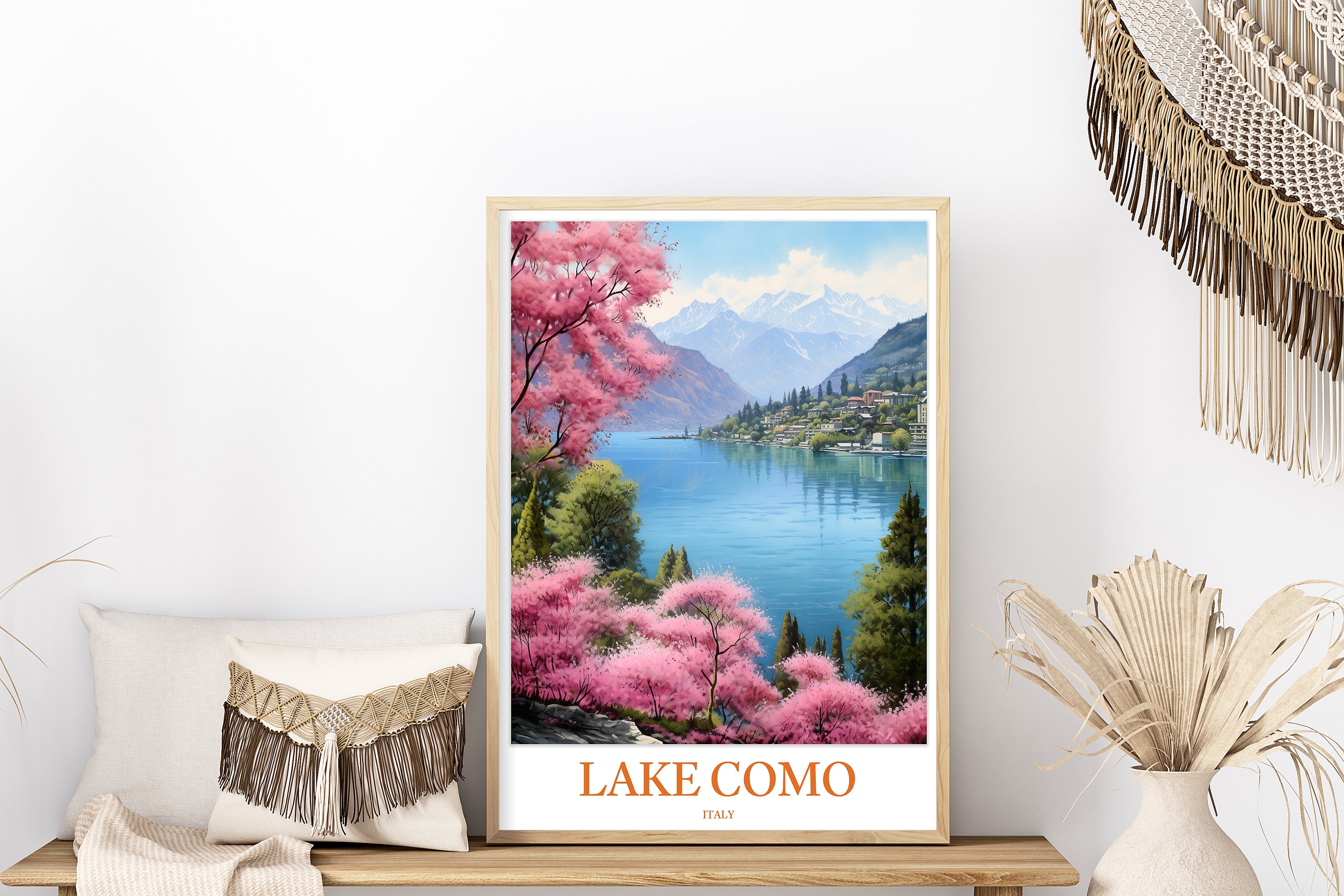 Lake Como Wall Art Lake Como Poster Lake Como Print Art Lake - Etsy