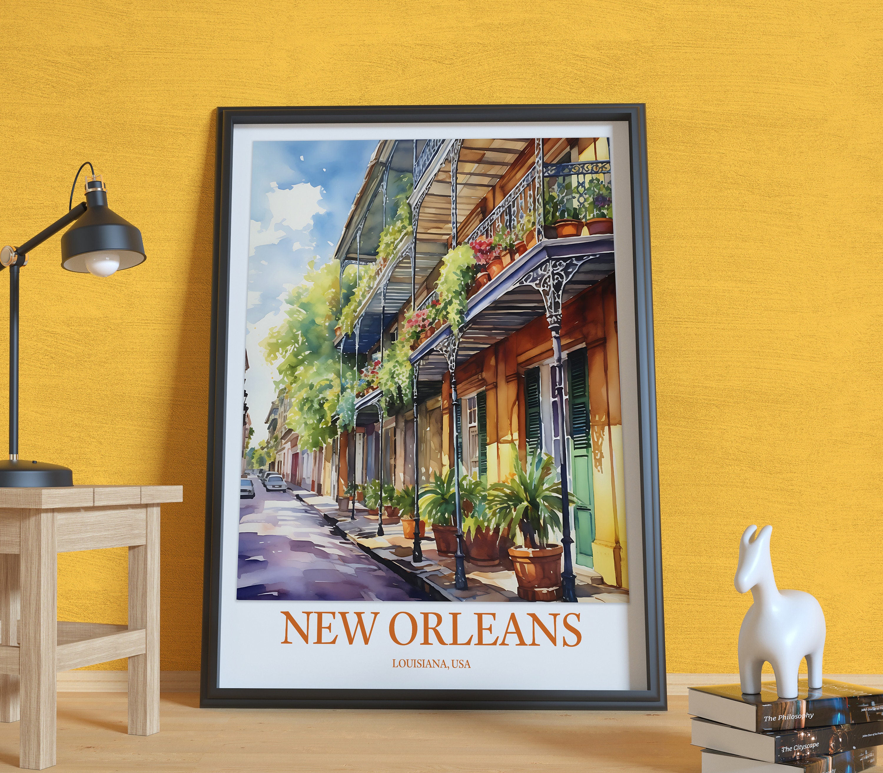 New Orleans Print Art New Orleans Poster New Orleans Wall Art French ...