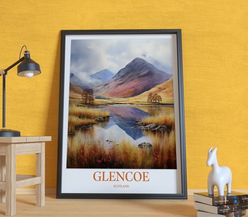 Glencoe Wall Art Glencoe Poster Glencoe Valley Print Art Glencoe ...