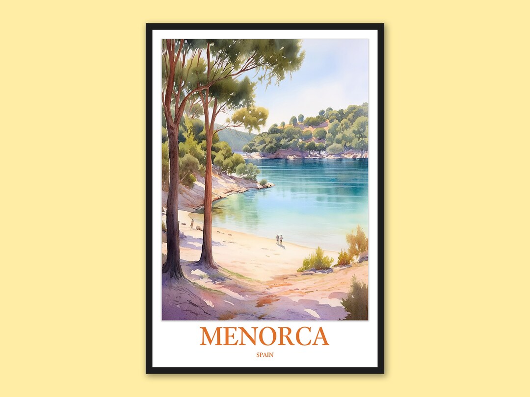 Menorca Poster Menorca Wall Art Menorca Print Art Menorca Wall Decor ...