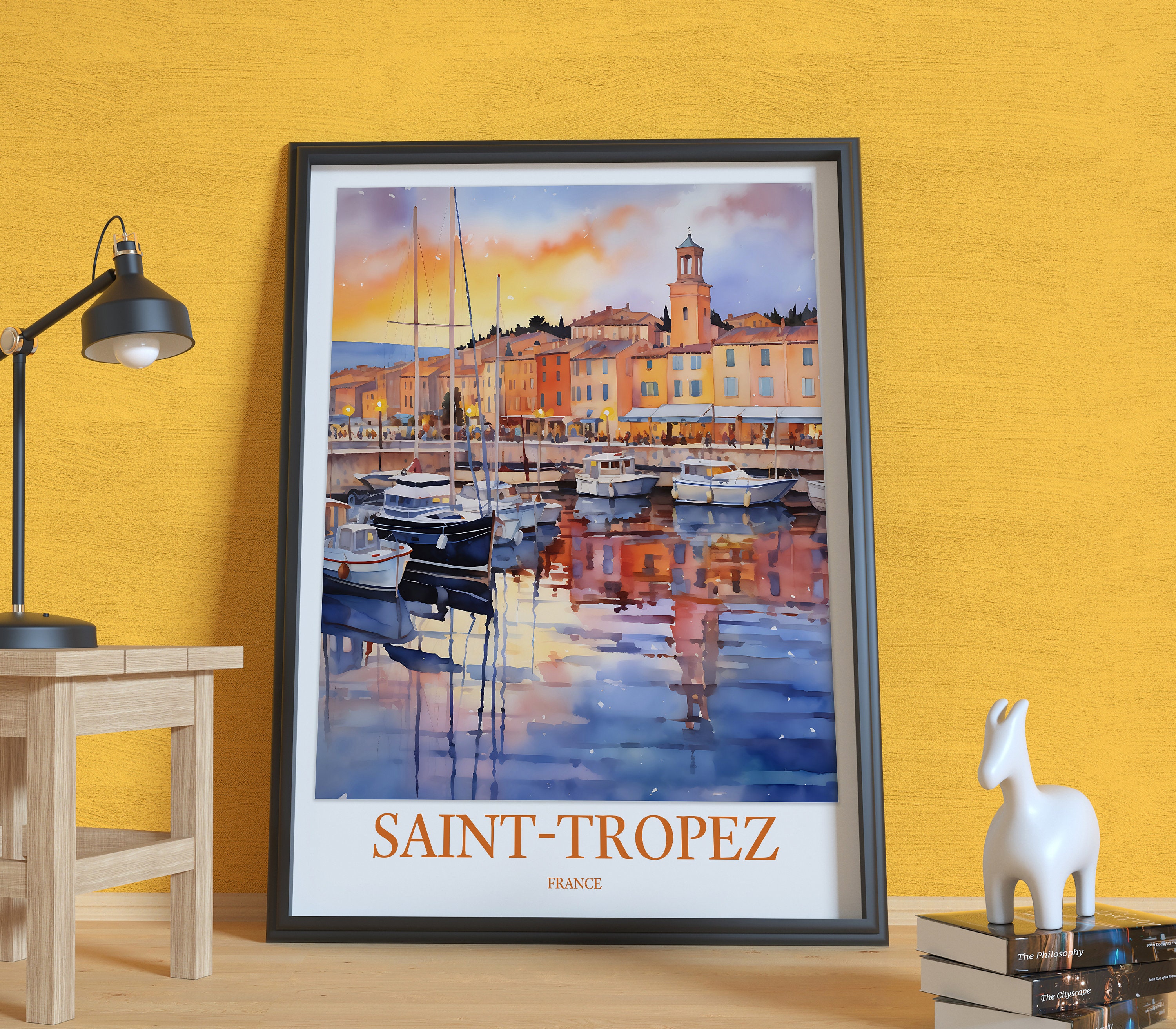 Saint-tropez Wall Art Saint-tropez Poster Saint-tropez Print Saint-tropez Wall Decor St Tropez ...
