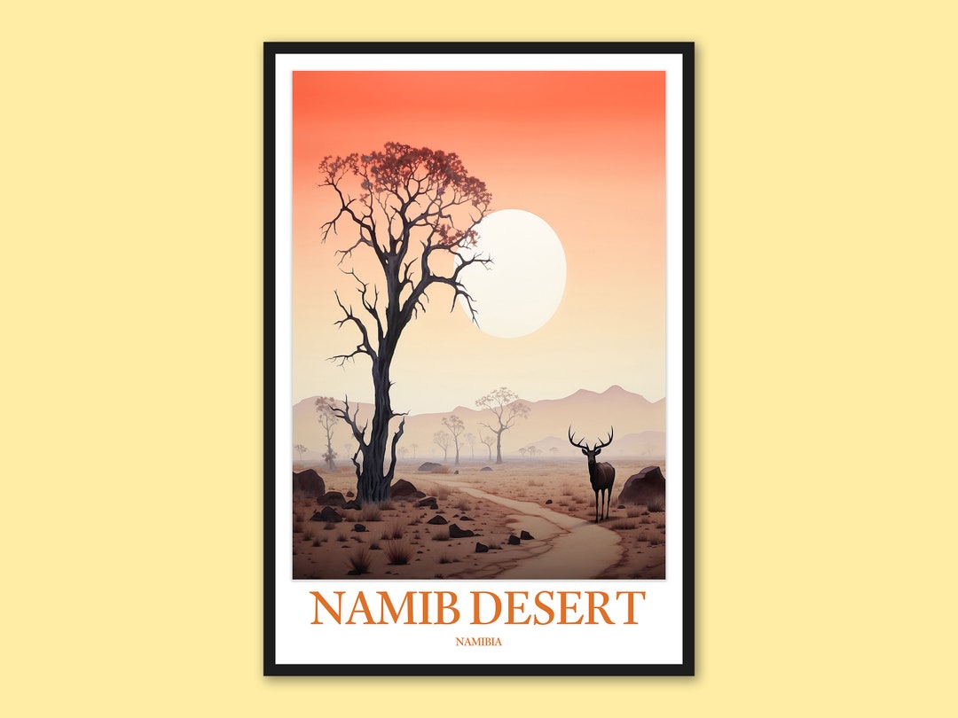 Namib Desert Wall Decor Namib Desert Travel Print Wall Art Namib Desert ...