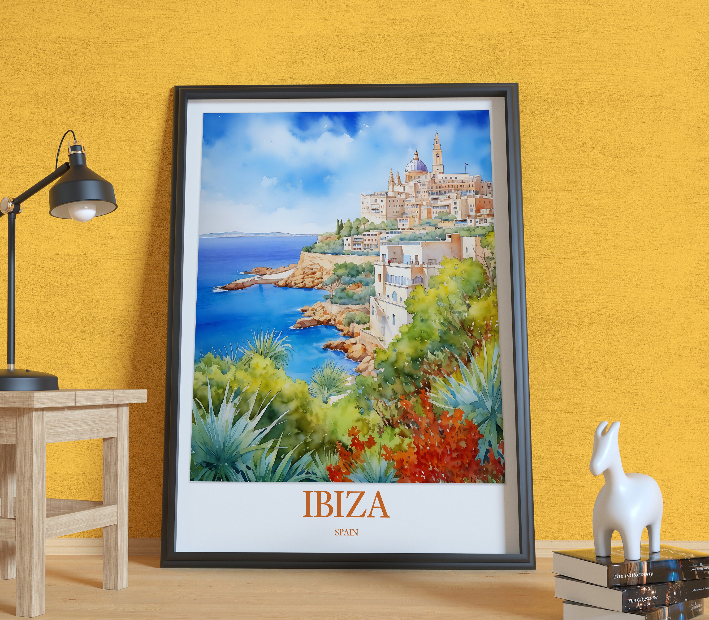 Ibiza Poster Ibiza Print Art Ibiza Wall Art Ibiza Wall Decor Ibiza Travel Wall Art Spain Wall ...