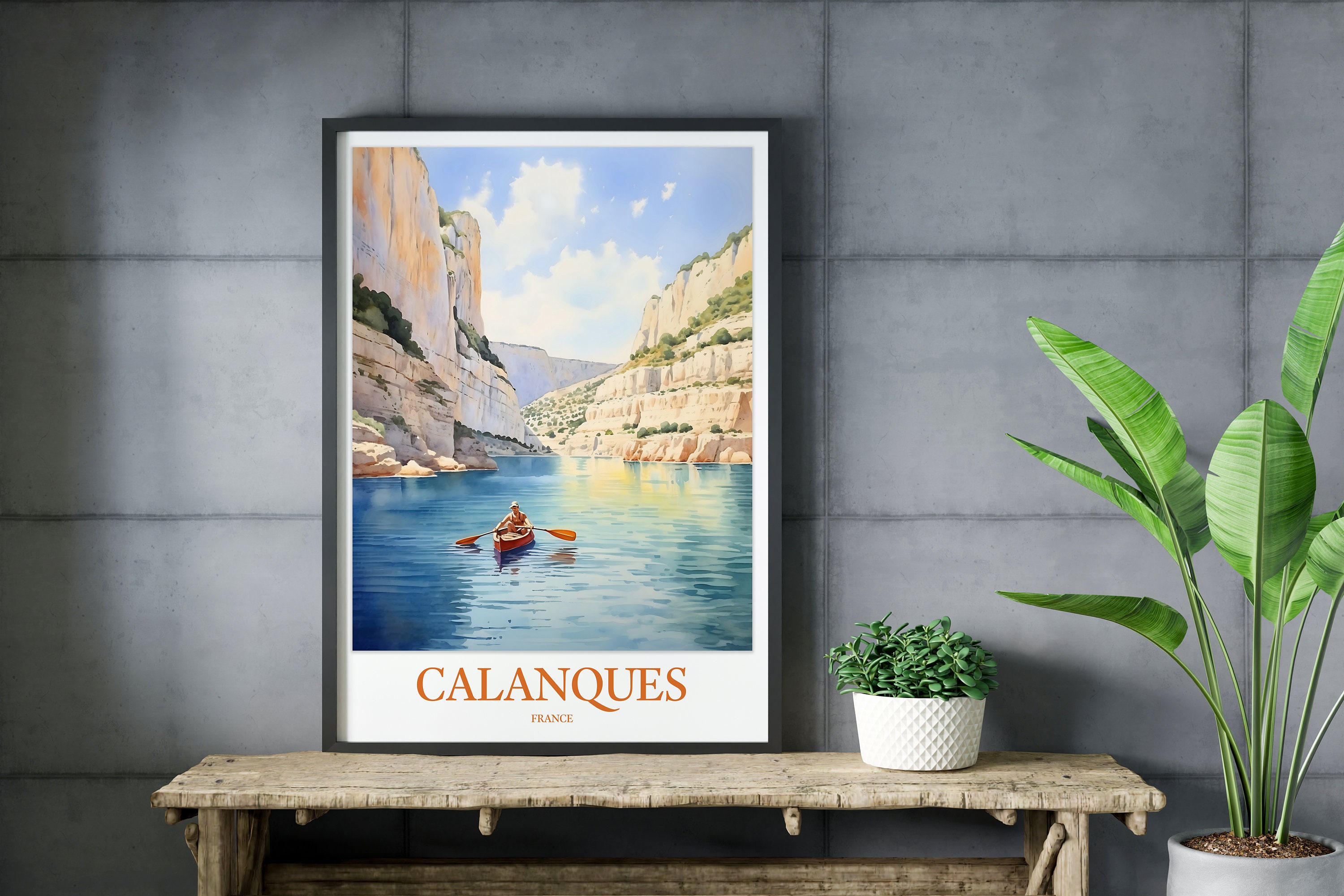 Calanques Print Art Calanques Wall Art Calanques National Park Wall ...