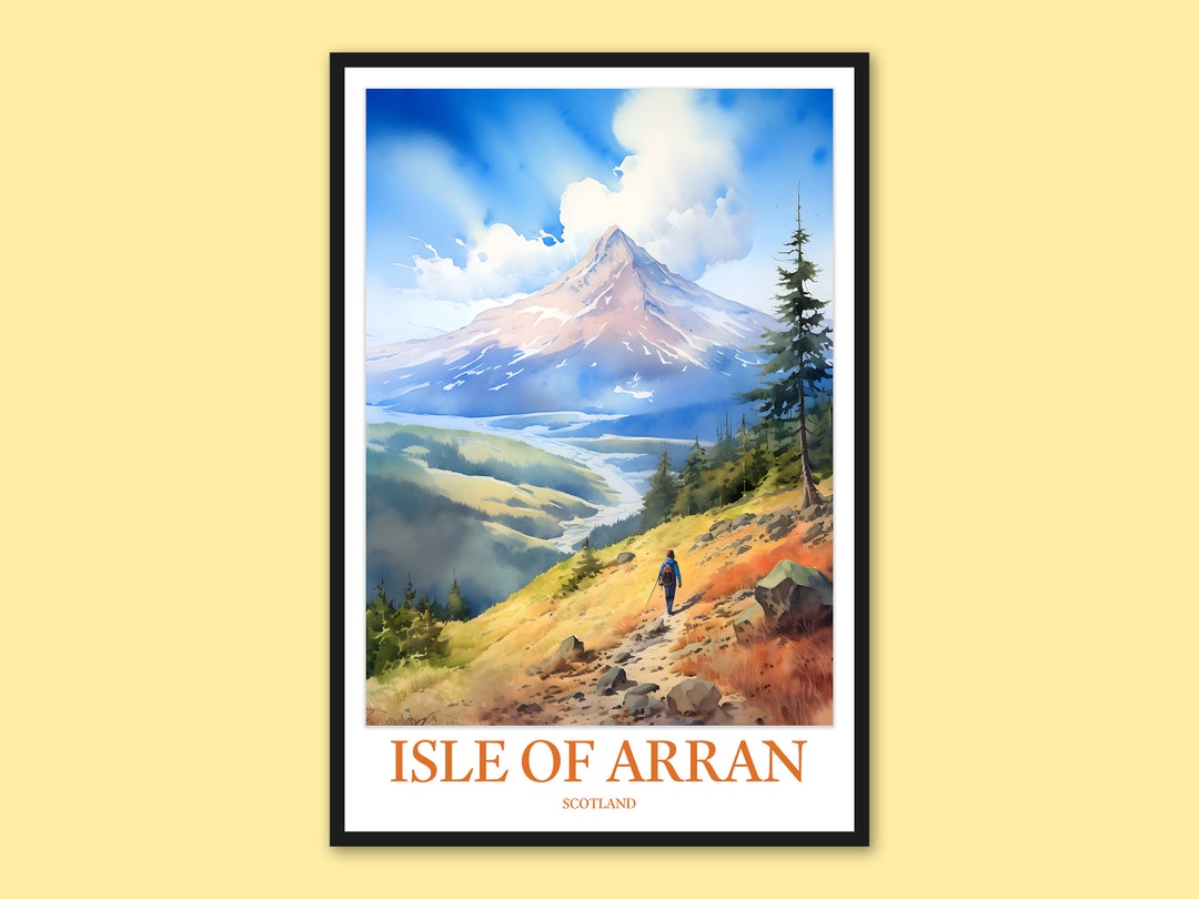 Isle of Arran Wall Decor Isle of Arran Poster Isle of Arran Print Art ...