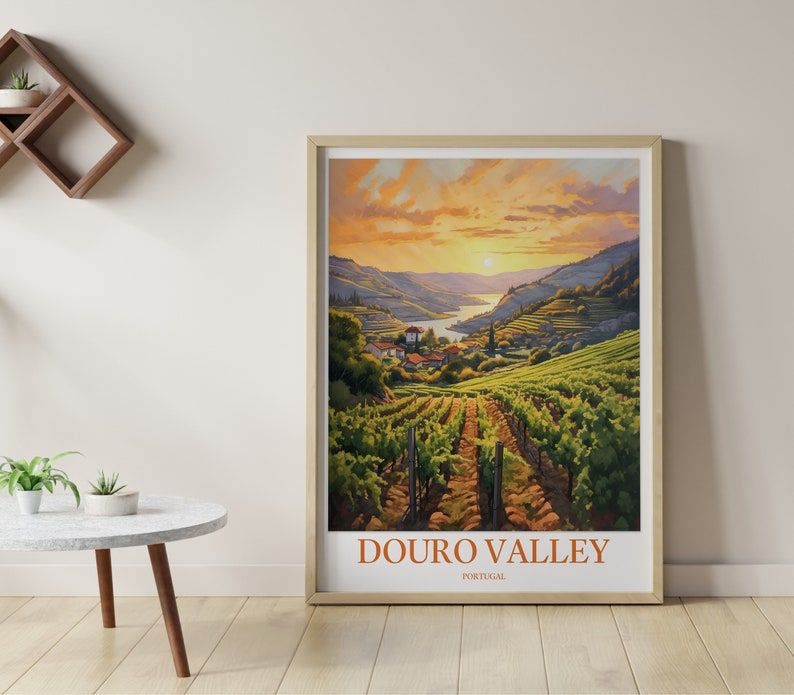 Douro Valley Poster Douro Valley Wall Art Douro Valley Vineyard Print ...