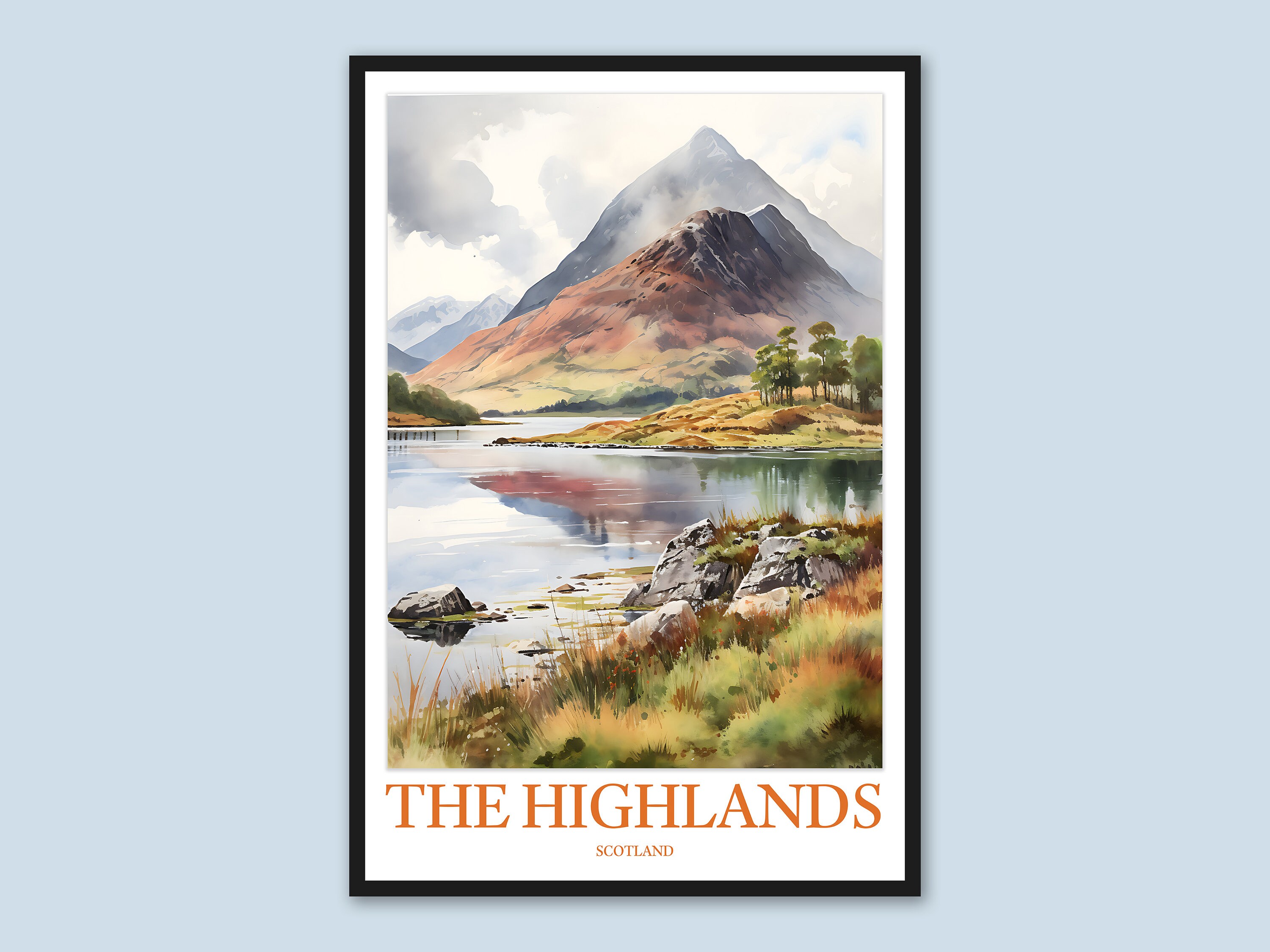The Highlands Poster the Highlands Wall Decor the Highlands - Etsy
