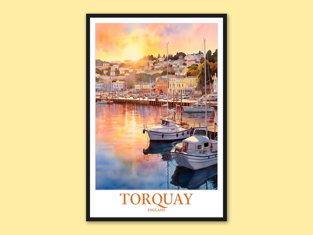 Torquay Travel Wall Art Torquay Wall Decor Torquay Poster Torquay Print ...