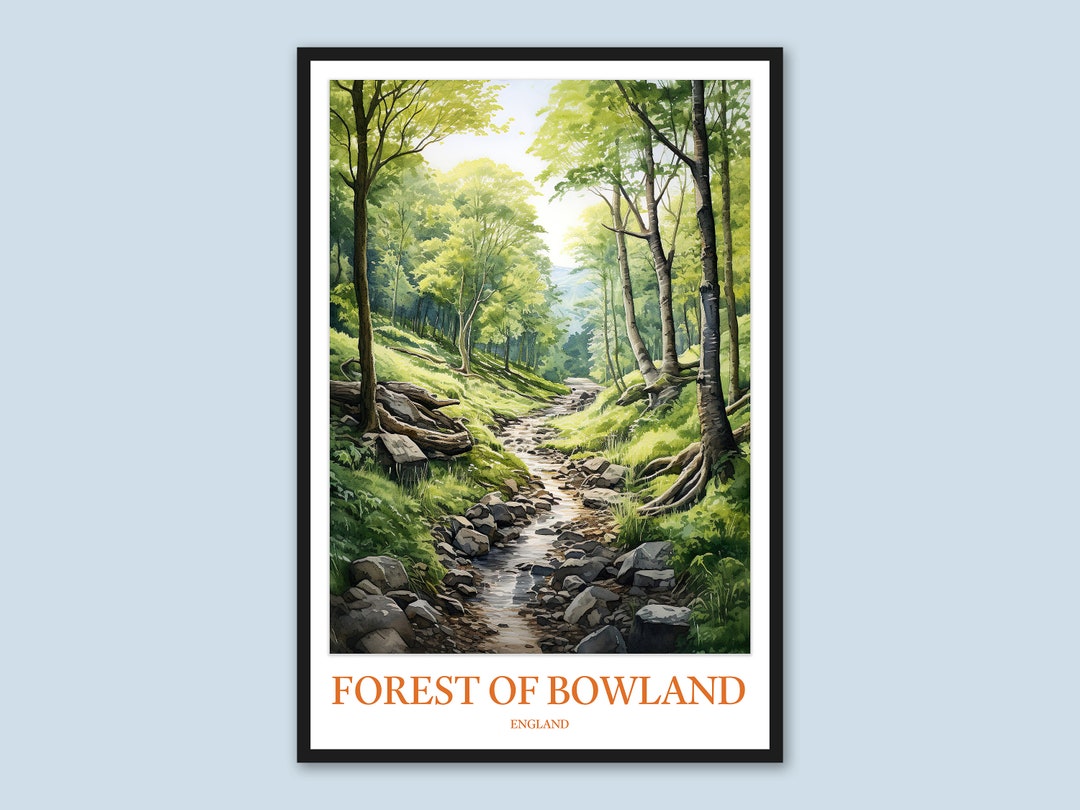 Forest of Bowland AONB Poster Forest of Bowland Wall Art - Etsy