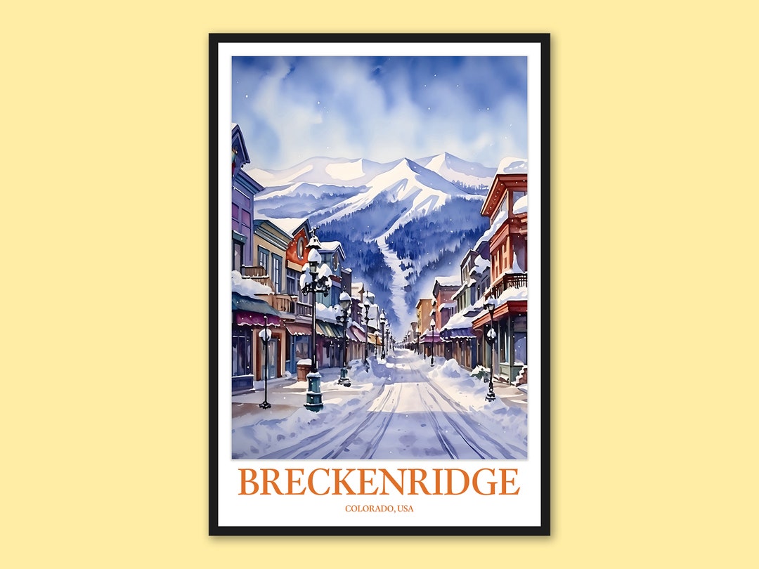 Breckenridge Print Art Breckenridge Wall Decor Breckenridge Wall Art ...