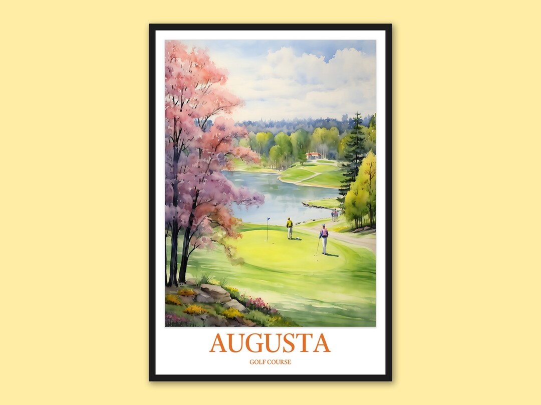 Augusta Wall Art Augusta Poster Augusta Print Art Augusta Wall Decor ...