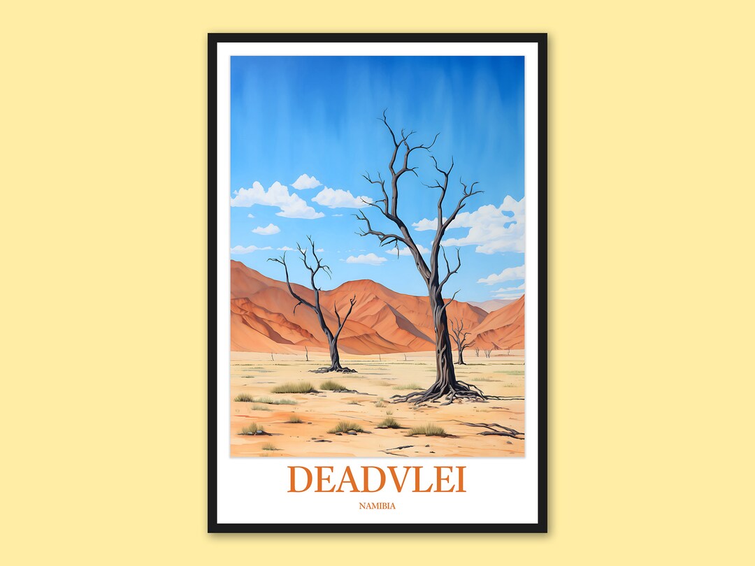 Deadvlei Travel Print Wandkunst Deadvlei Poster Deadvlei Print Deadvlei ...