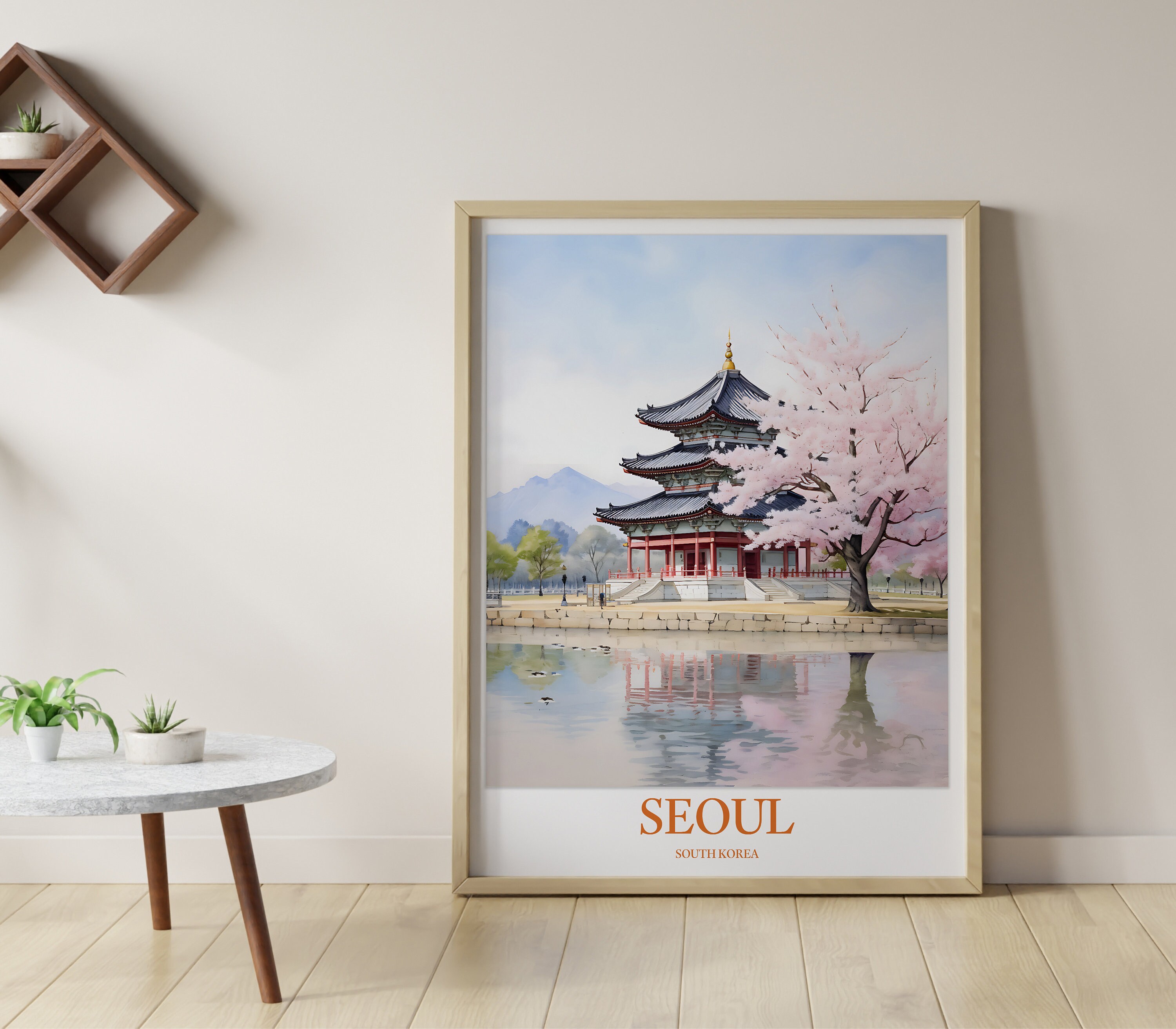 Seoul Wall Art Seoul Poster Seoul Print Art Seoul Wall Decor - Etsy