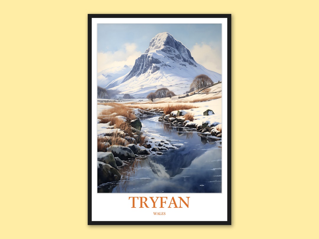 Tryfan Wall Decor Tryfan Poster Tryfan Travel Print Wall Art Tryfan ...