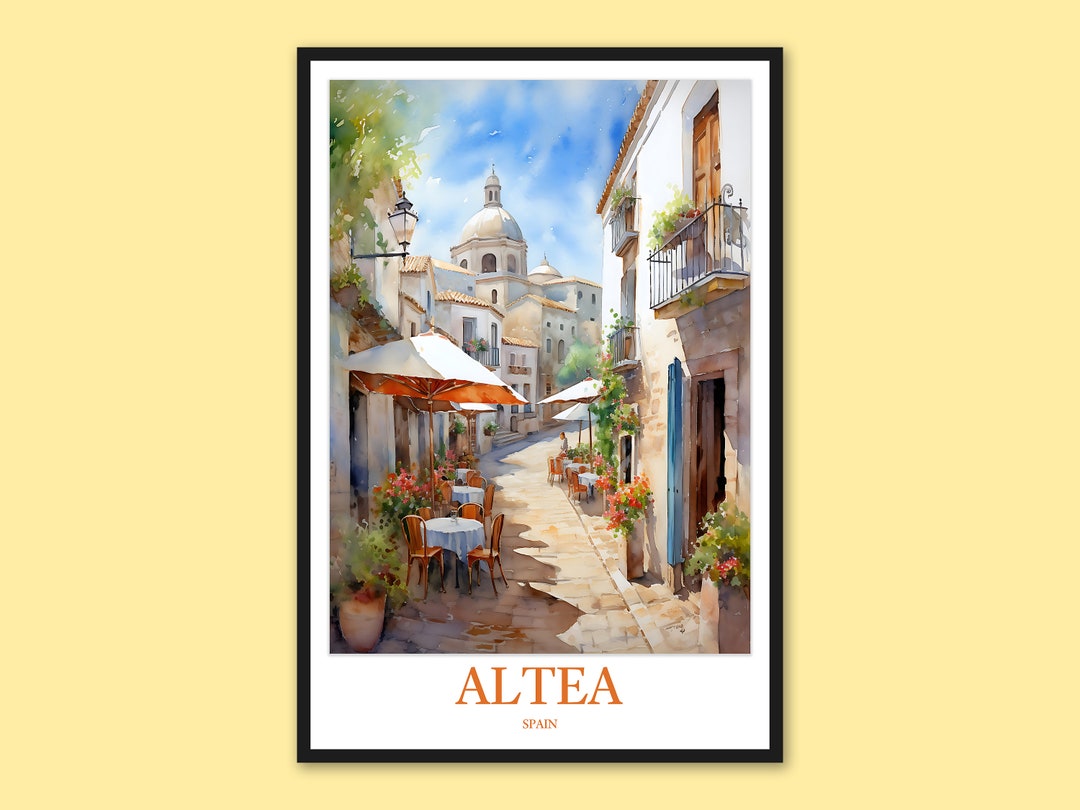 Altea Print Art Altea Poster Altea Wall Art Altea Wall Decor Altea ...
