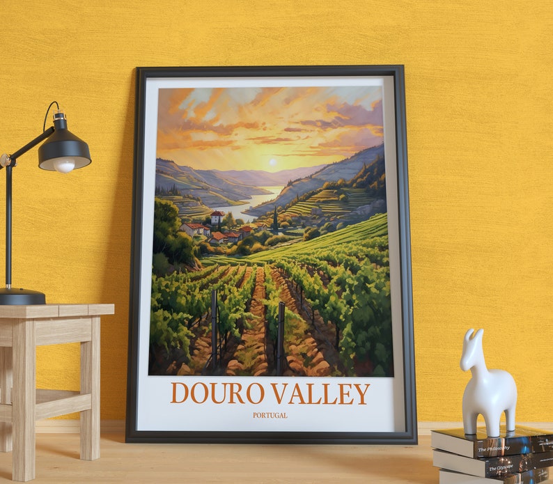 Douro Valley Poster Douro Valley Wall Art Douro Valley Vineyard Print ...