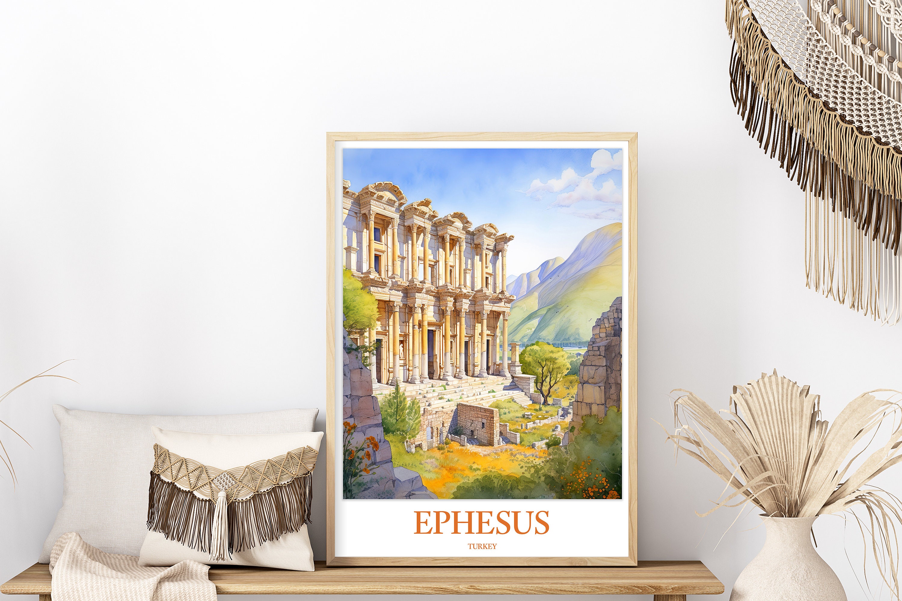 Ephesus Wall Art Ephesus Poster Ephesus Print Art Ephesus Wall - Etsy