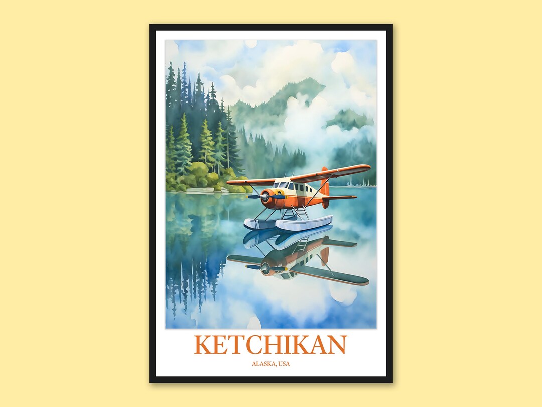 Ketchikan Print Ketchikan Poster Ketchikan Travel Print Wall Art ...