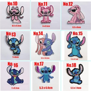 New Lilo and Stitch 2024 New Patches Badges Iron on Sew On - Etsy