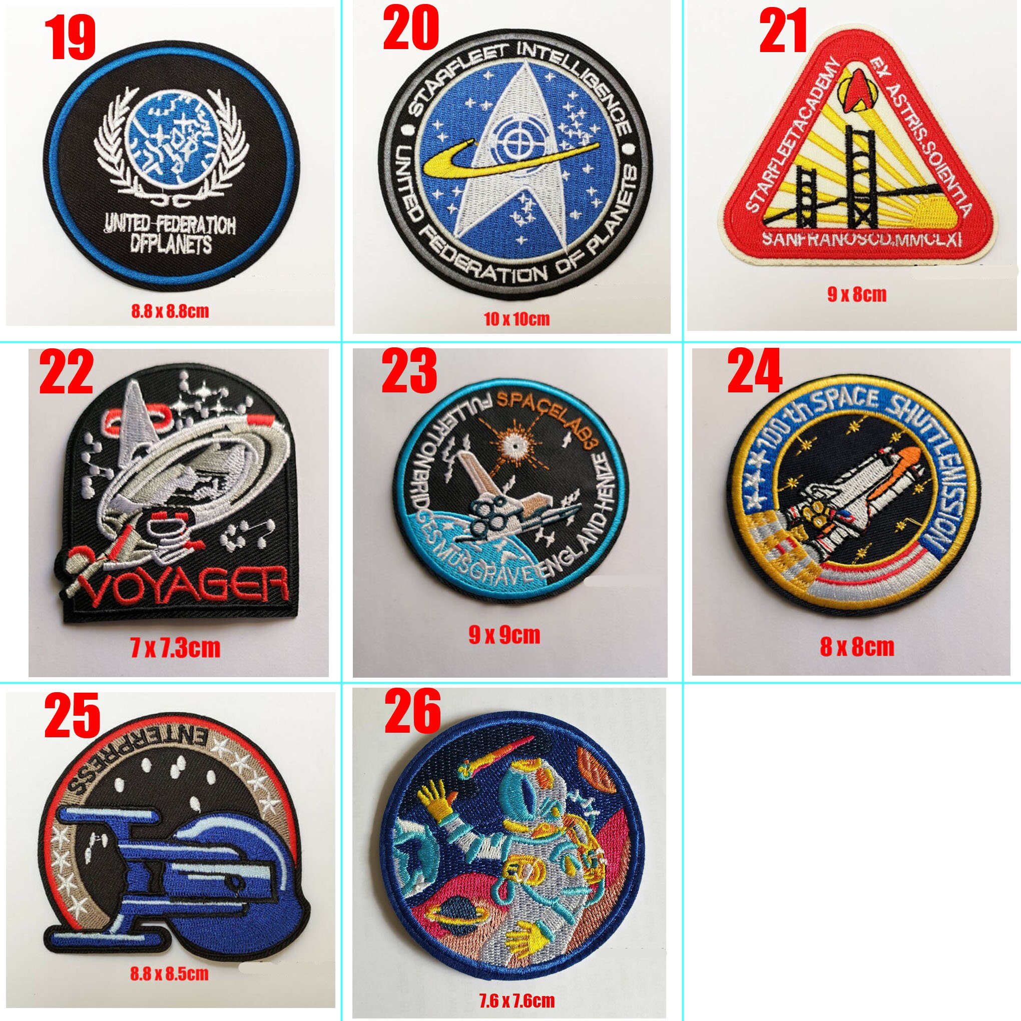 NASA USA Logo Space Ship Spaceman Patch Iron on / Sew on Patch - Etsy