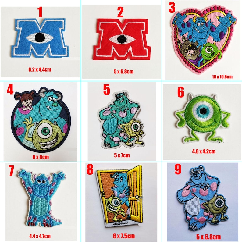 Disney Monsters Inc University Patch Badge Monsters University - Etsy