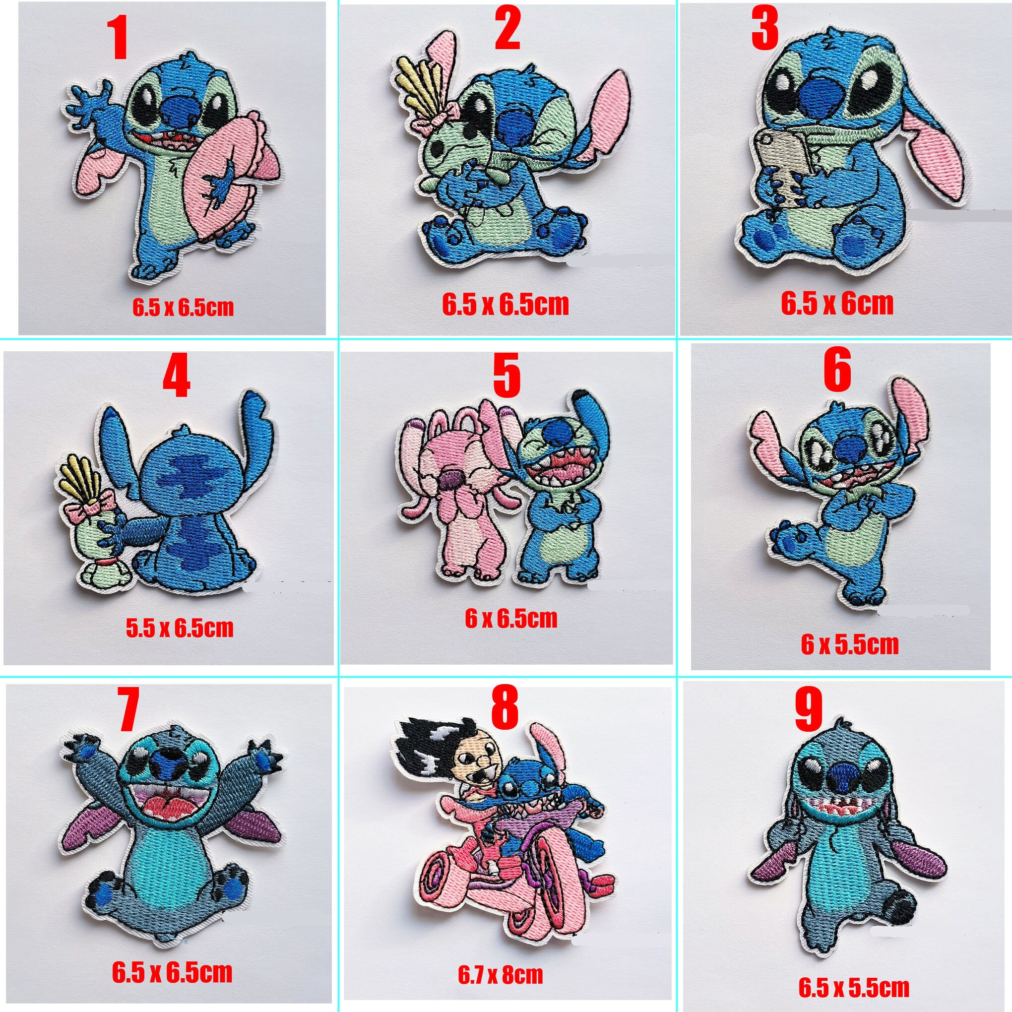 New Lilo and Stitch 2024 New Patches Badges Iron on Sew On - Etsy