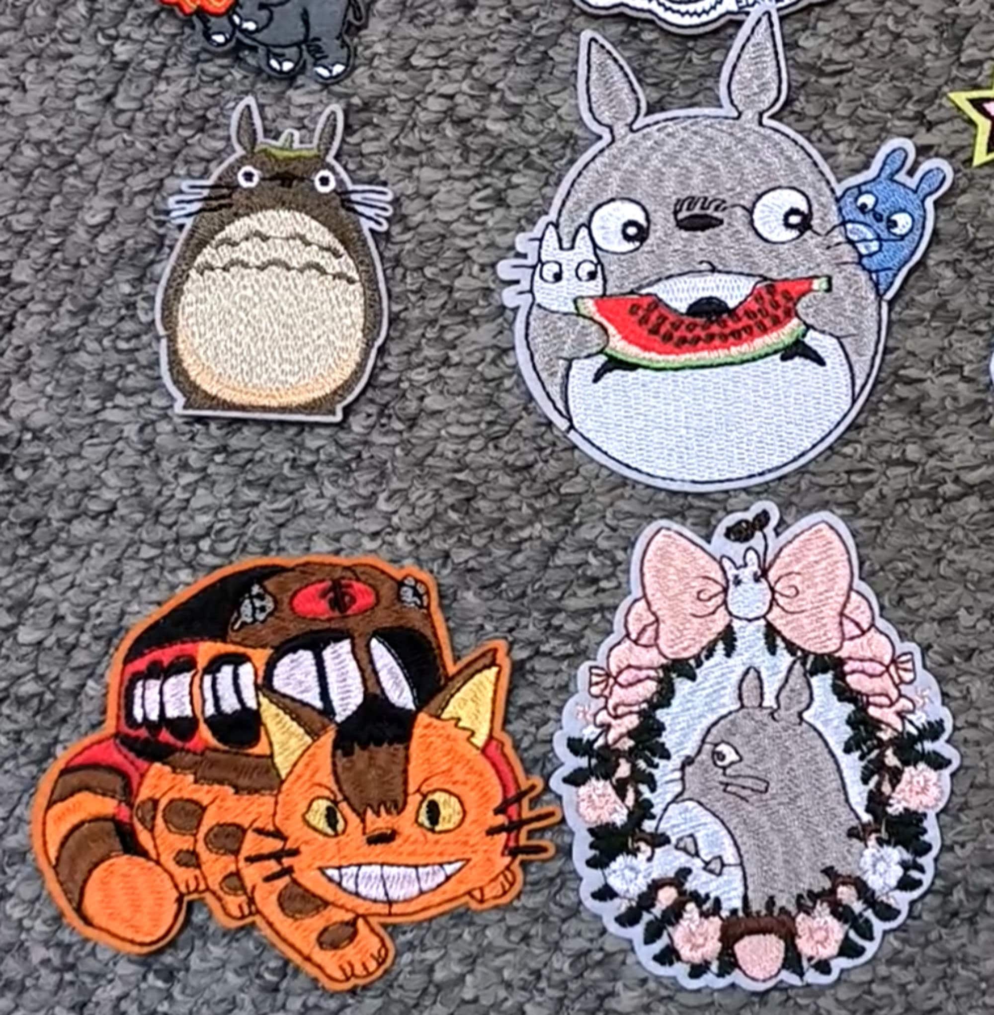 My Neighbour Totoro Kawaii Cat Rabbit Patch Badges Iron on Sew - Etsy