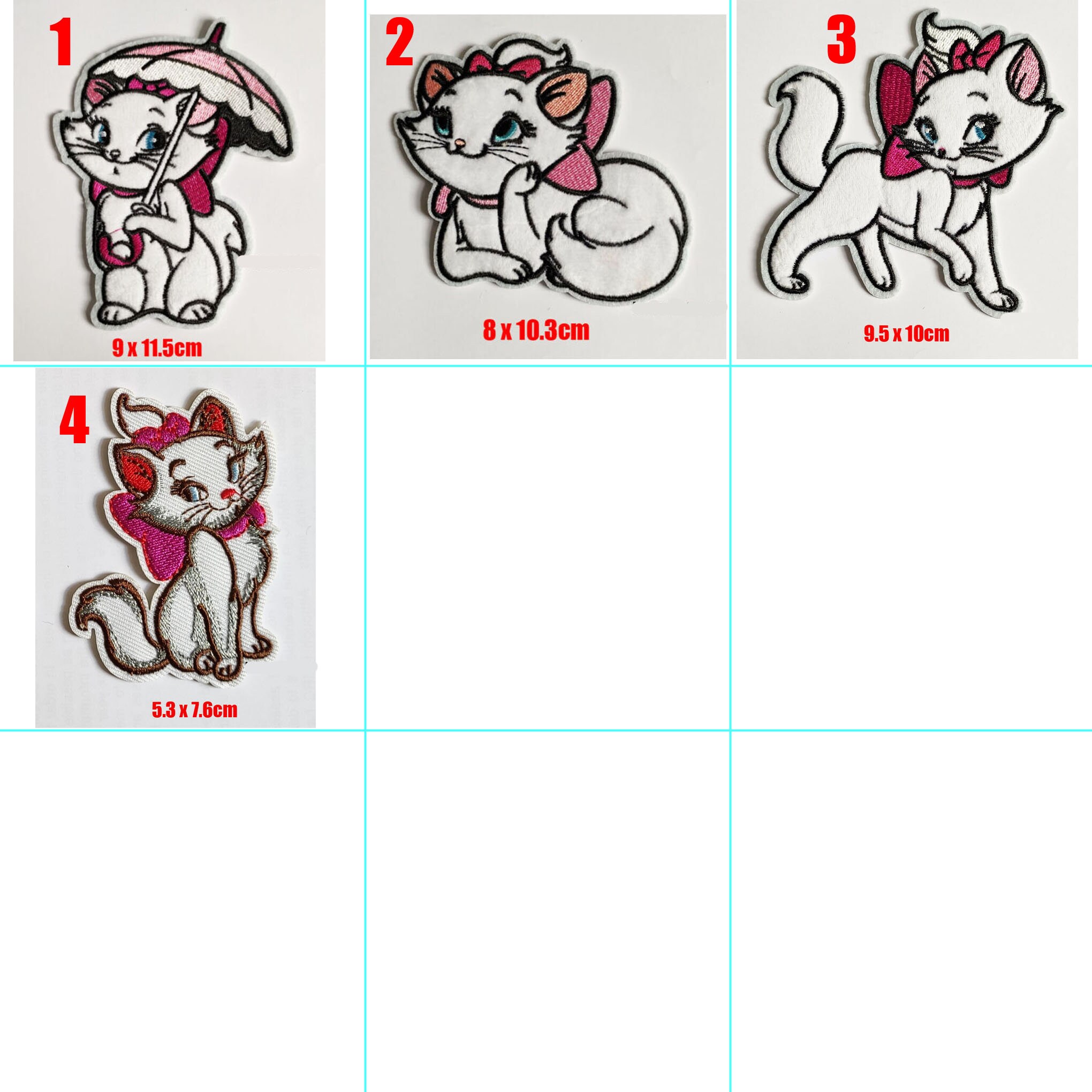 Marie Cat Patches Badges Iron on Sew On - Etsy