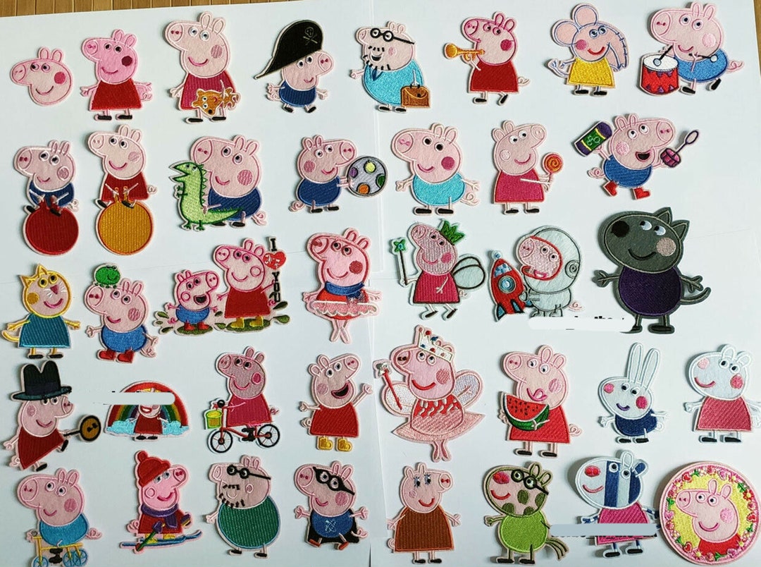 PEPPA PIG Daddy GEORGE Pedro Danny Embroidered Patches Badges - Etsy