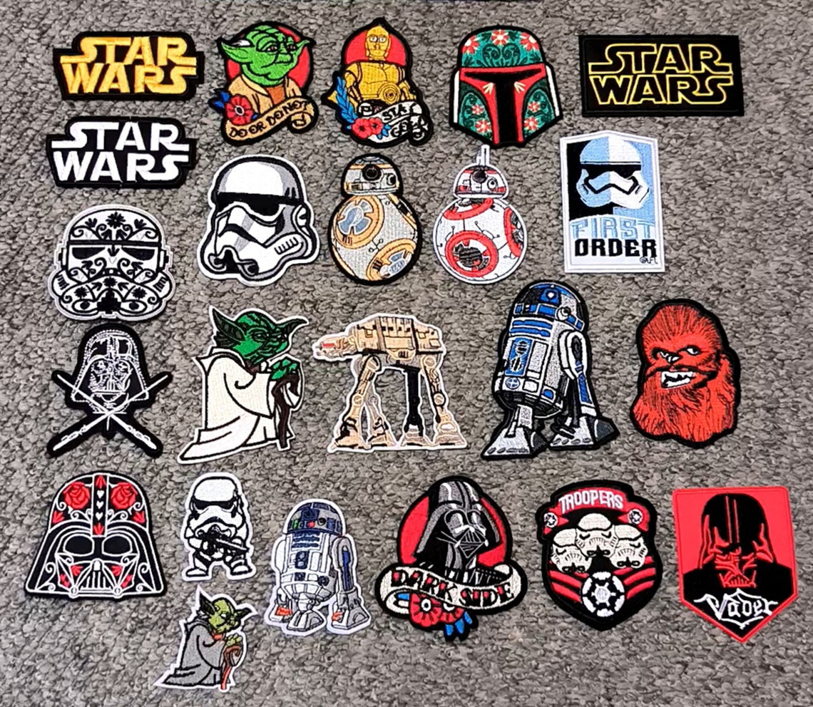 Star Wars Patch Badges Iron on Sew on Starwar - Etsy