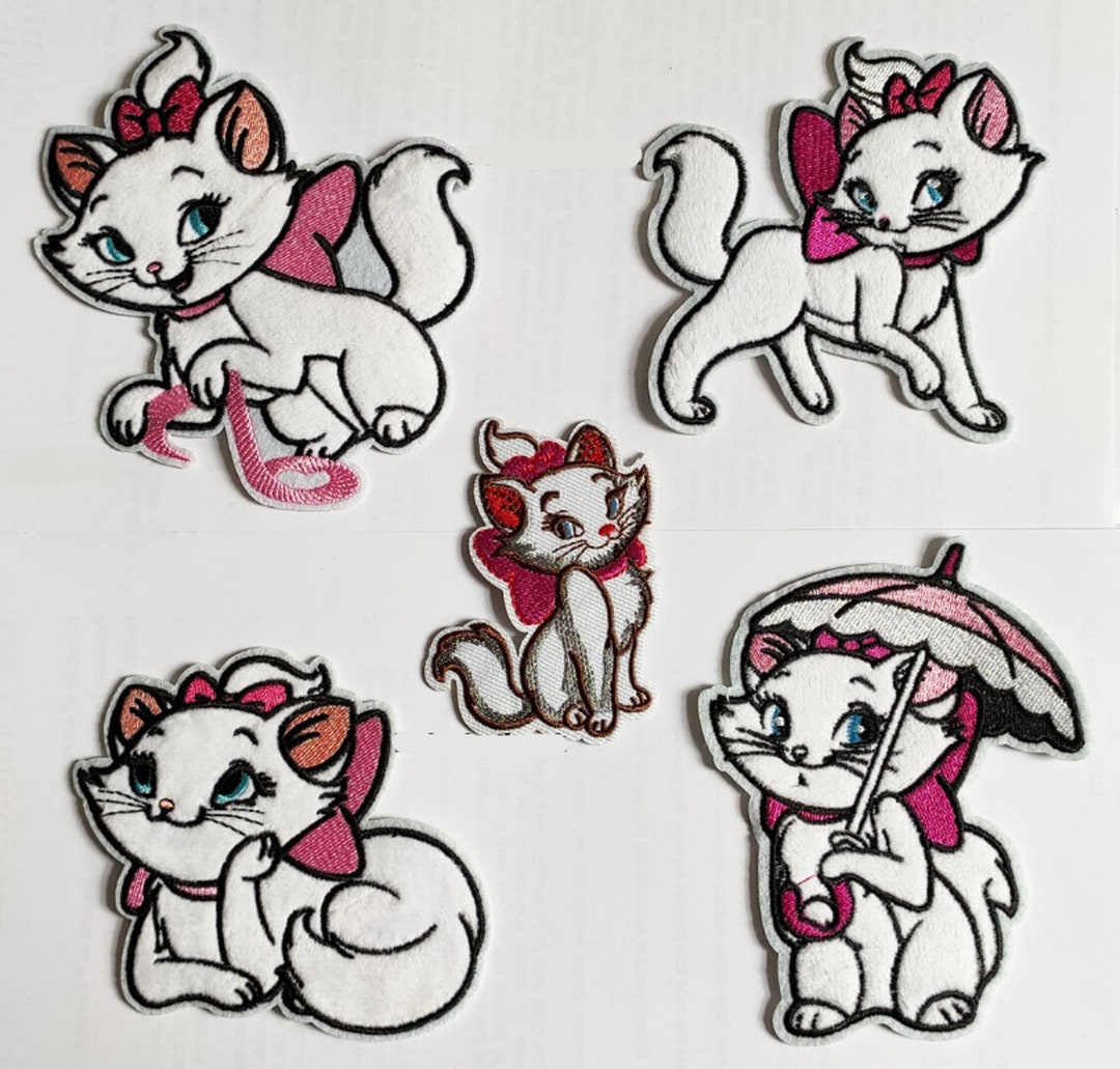 Marie Cat Patches Badges Iron on Sew On - Etsy