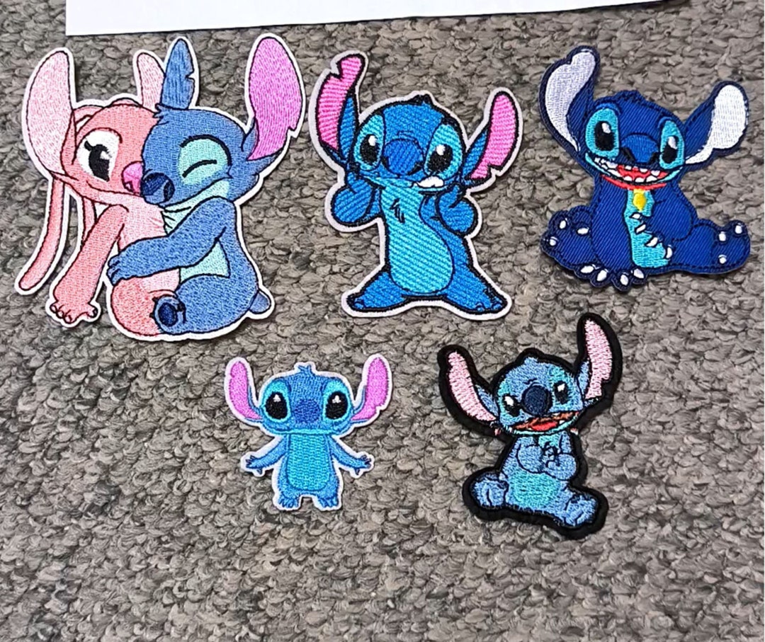 Lilo and Stitch Patches Badges Iron on Sew On - Etsy