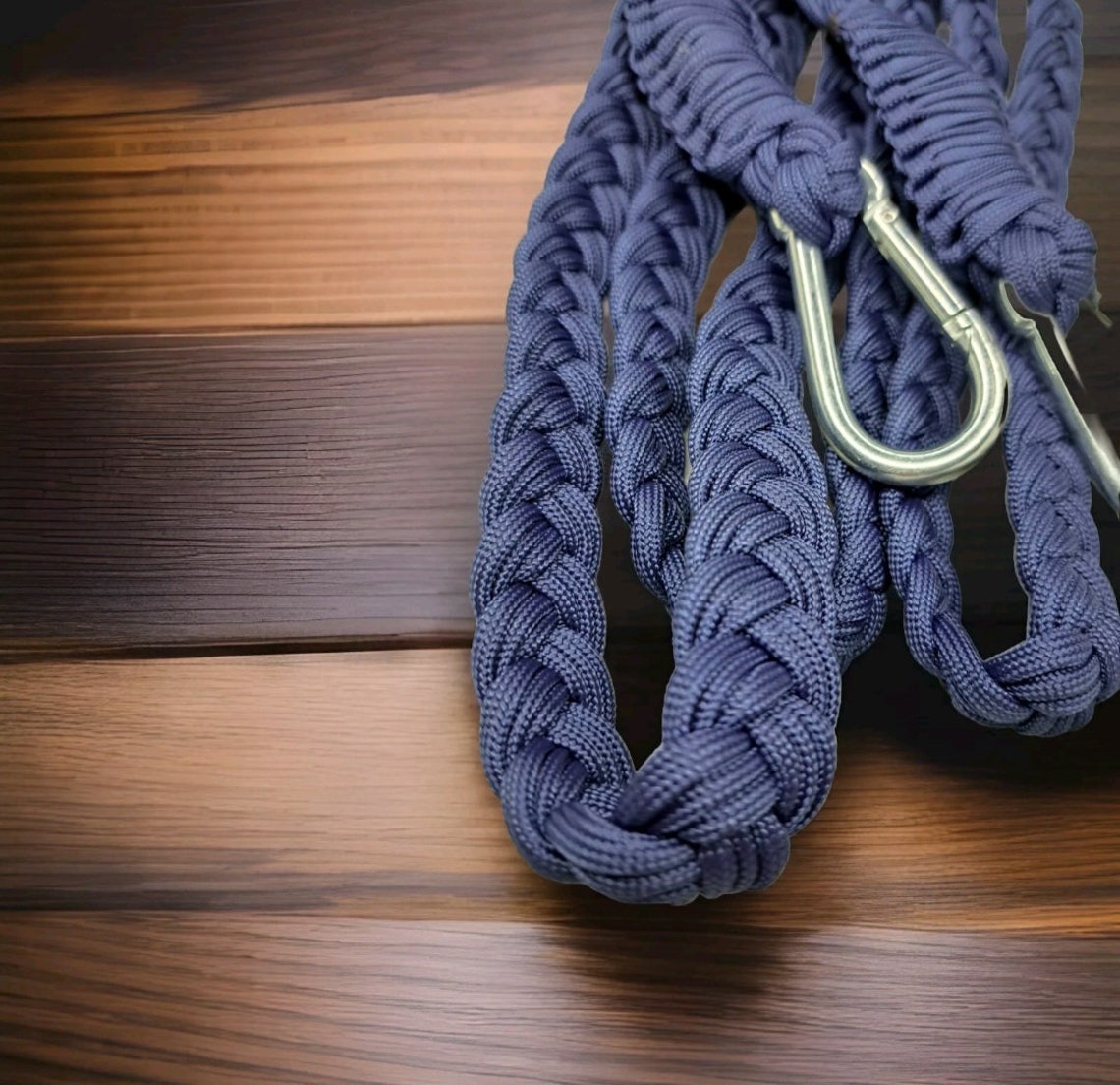 Dark Navy Blue Coloured Handwoven Paracord Reins Any Size Made Choice ...