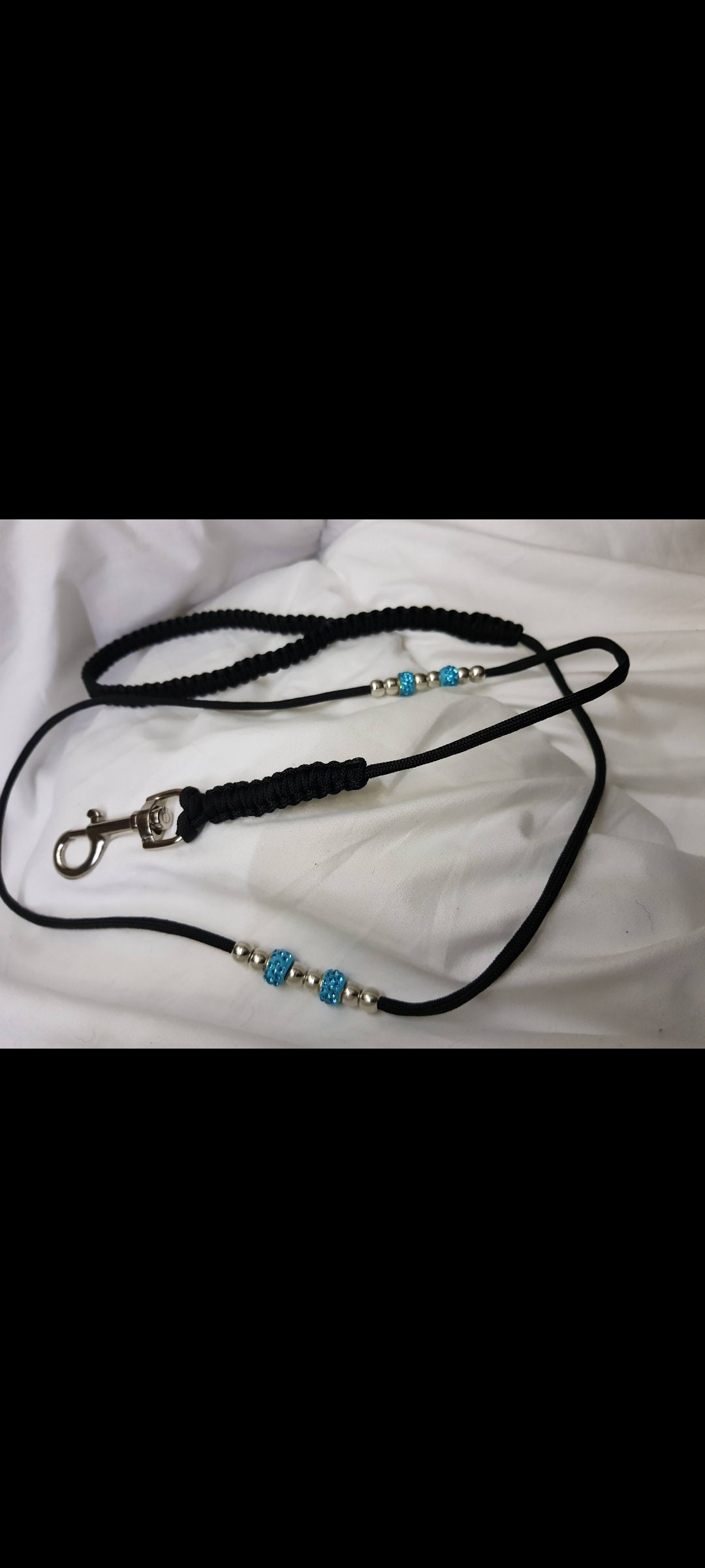 Beaded Dog Show Collar and Lead Set. Very Blingy! Any Size or Colours ...