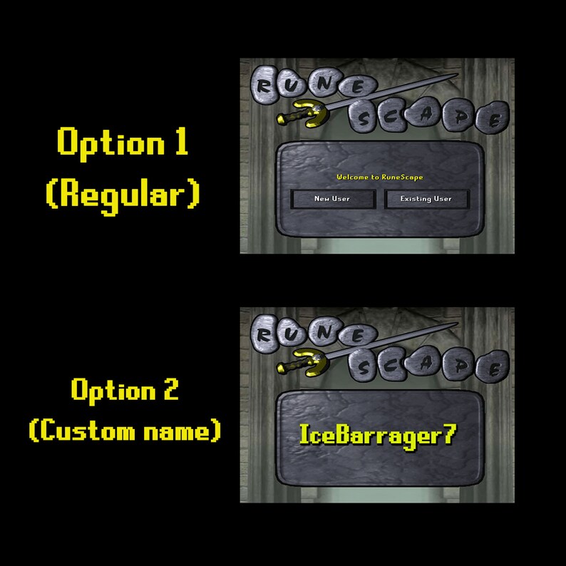 Old School Runescape • OSR Title Screen/main Menu Diorama • OSR GIFT - Etsy